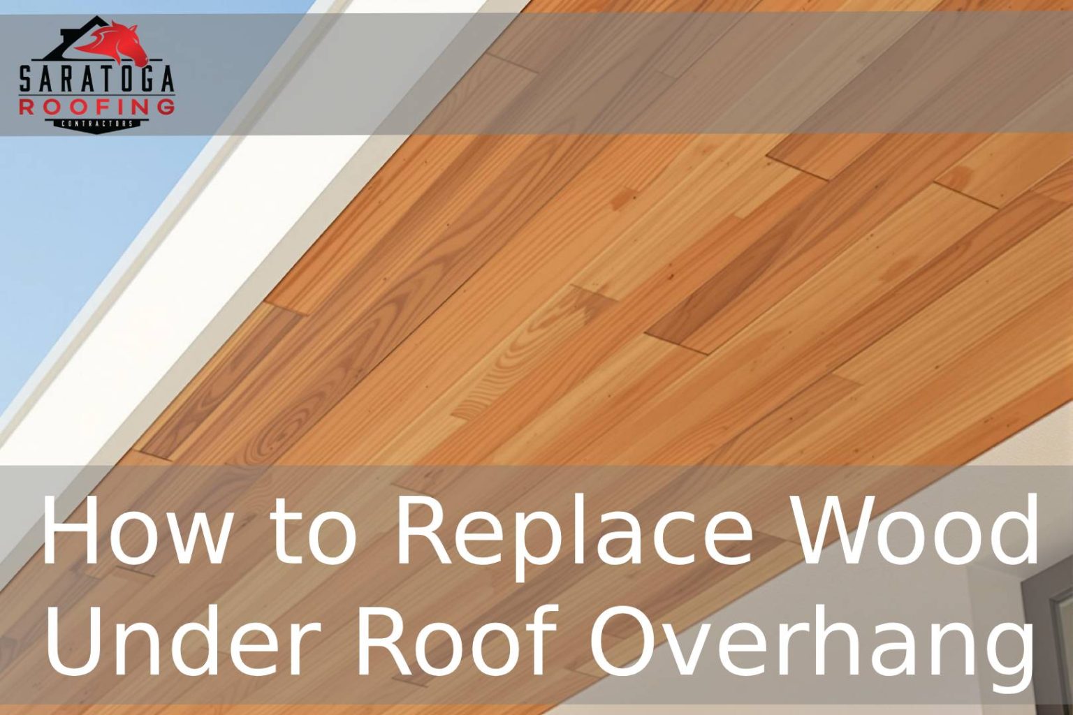 How to Replace Wood Under Roof Overhang